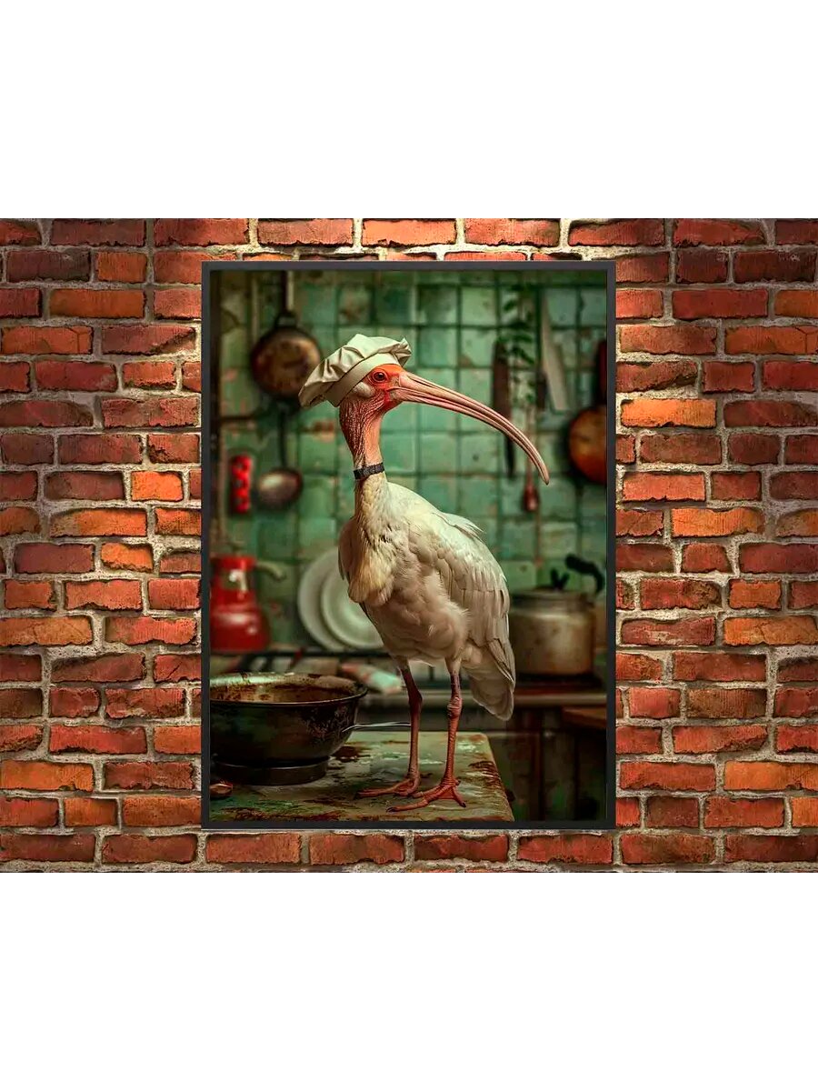 Приготовление птицы Ибис 3, Плакат 30x42см