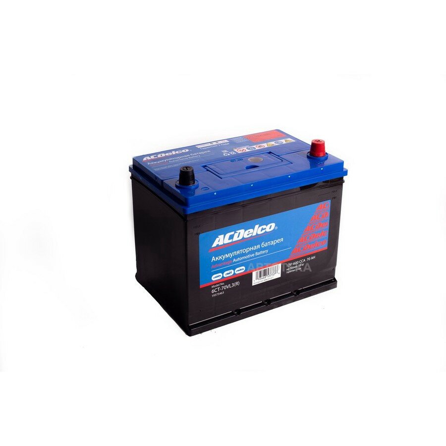 АКБ GM Advantage 70Ah 630A 260x175x225 (-+) ACDELCO 19375463