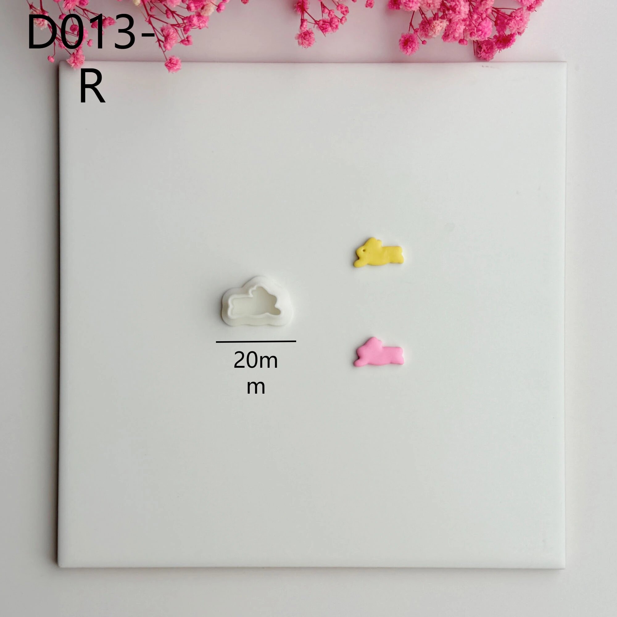 Формочки для полимерной глины PLA, Цвет: D013-R
