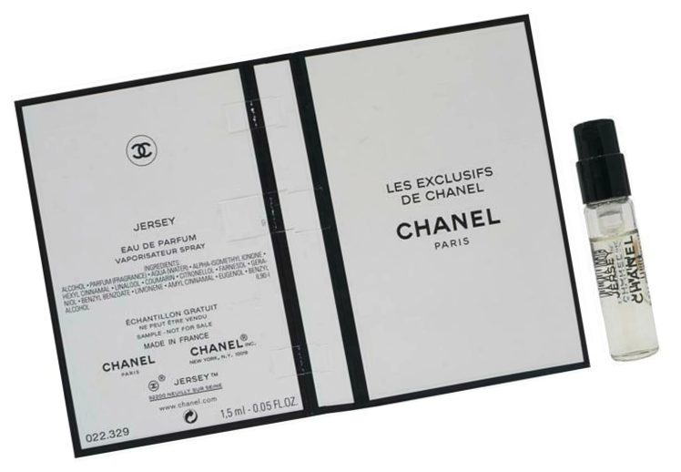 Пробник женской парфюмерной воды Les Exclusifs Chanel Jersey 1.5 мл