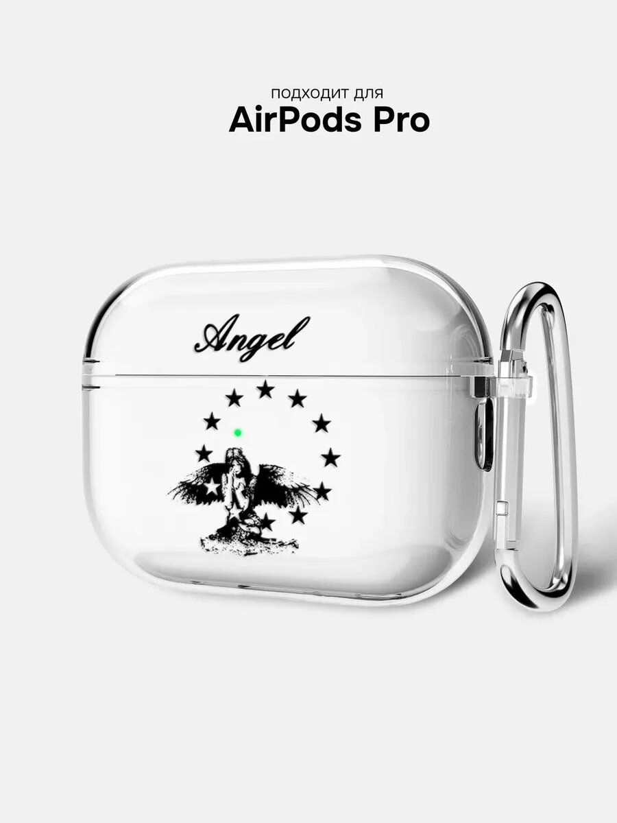 Чехол на AirPods Pro с ангелом