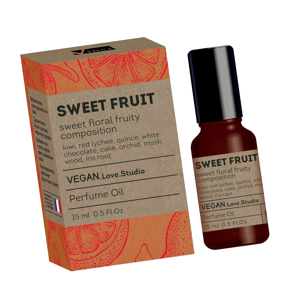 Delta Parfum Vegan Love Sweet Fruit Studio роллер масляные духи 15 мл - Дельта парфюм для женщин