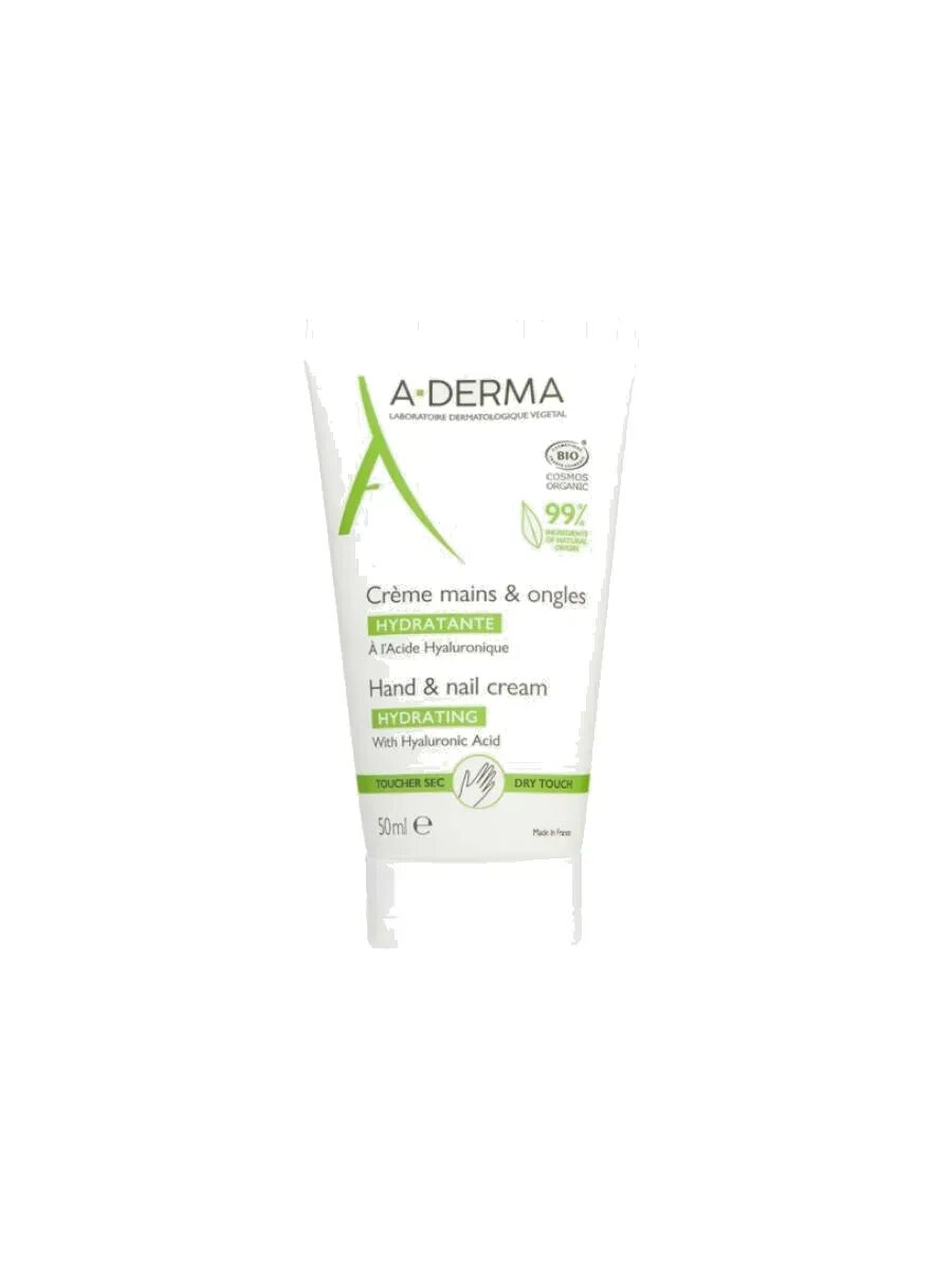 A-DERMA THE ESSENTIALS, Увлажняющий крем для рук и н, 50мл