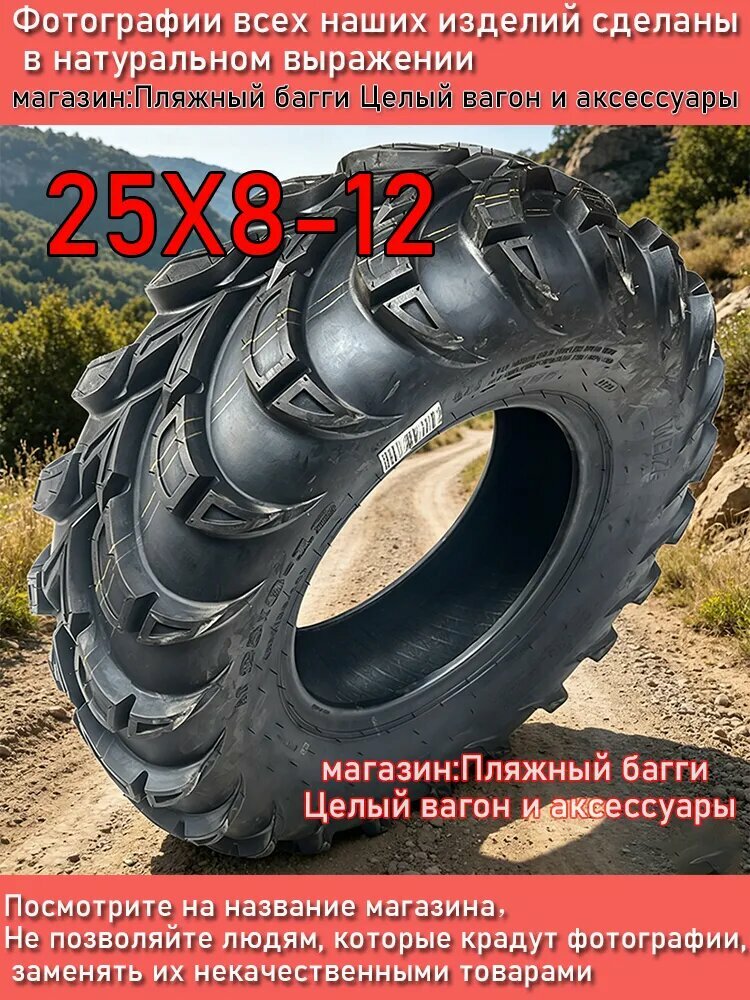 Radans YX шины для квадроцикла 25X8-12 Мотошины 195/R12 F Front