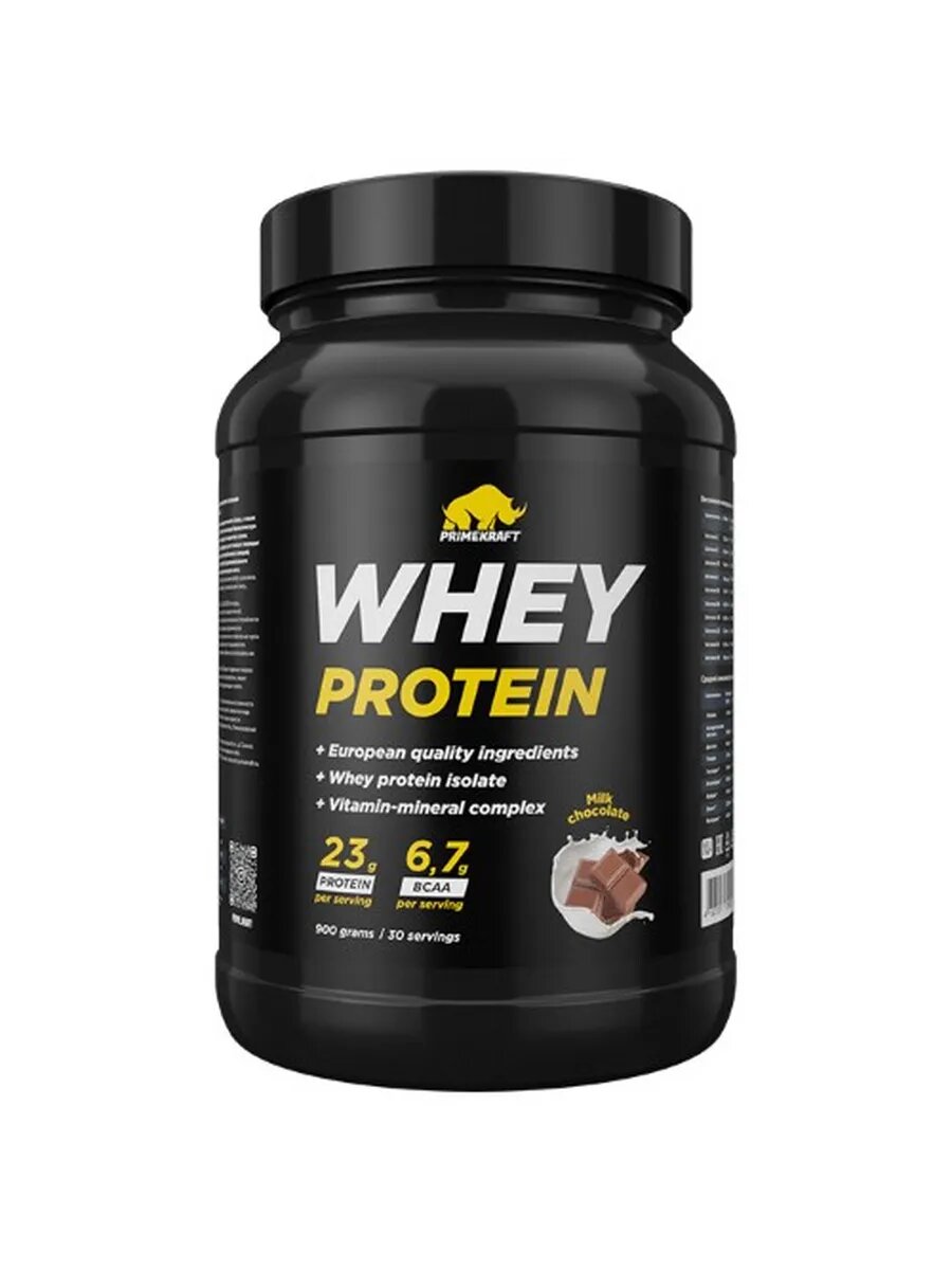 Prime kraft whey со вкусом молочный шоколад 900 гр/банка