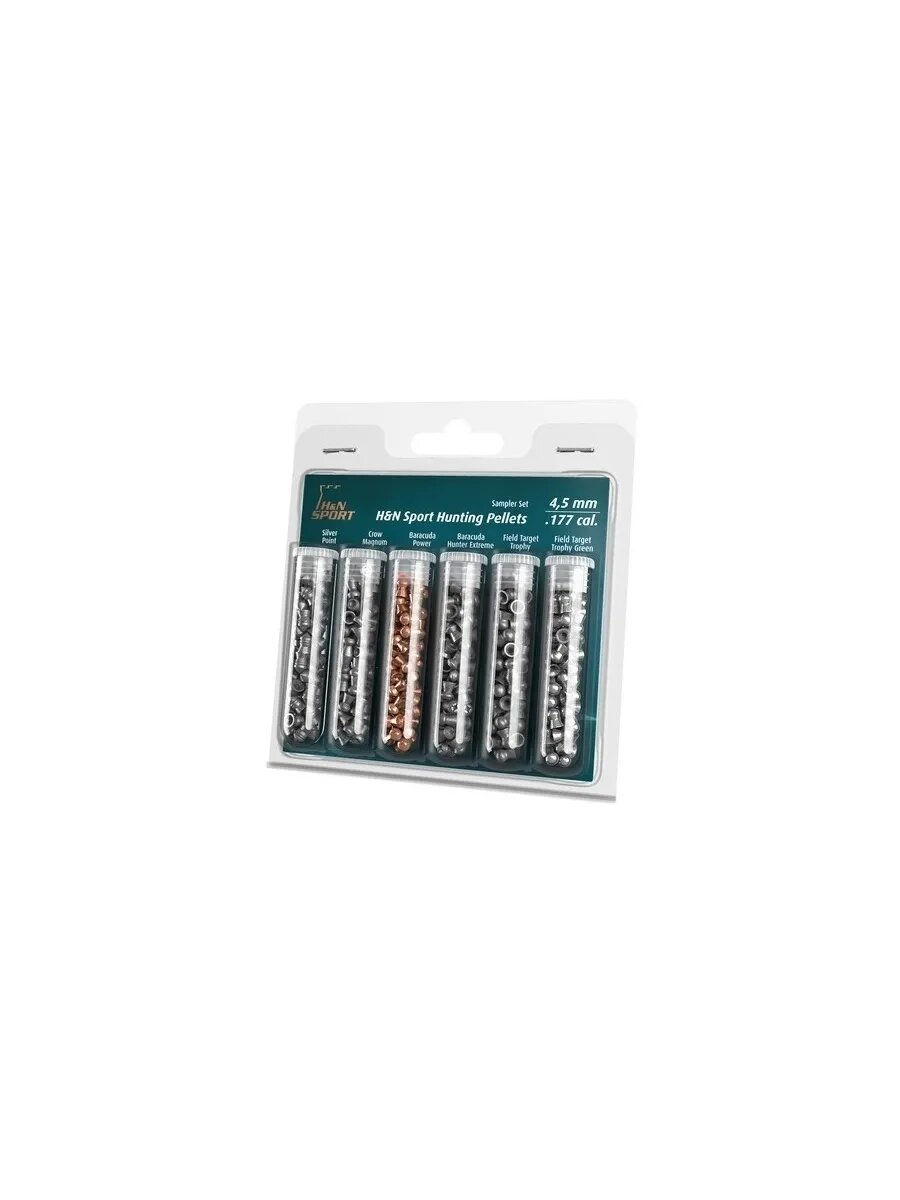 Пули H&N Hunting Sampler Set (набор) 4,5 мм, 215 штук