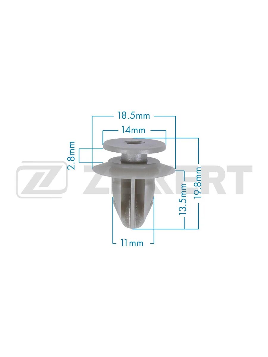 Клипса крепёжная для а/м Mazda для а/м, 10 шт, арт. BE3714