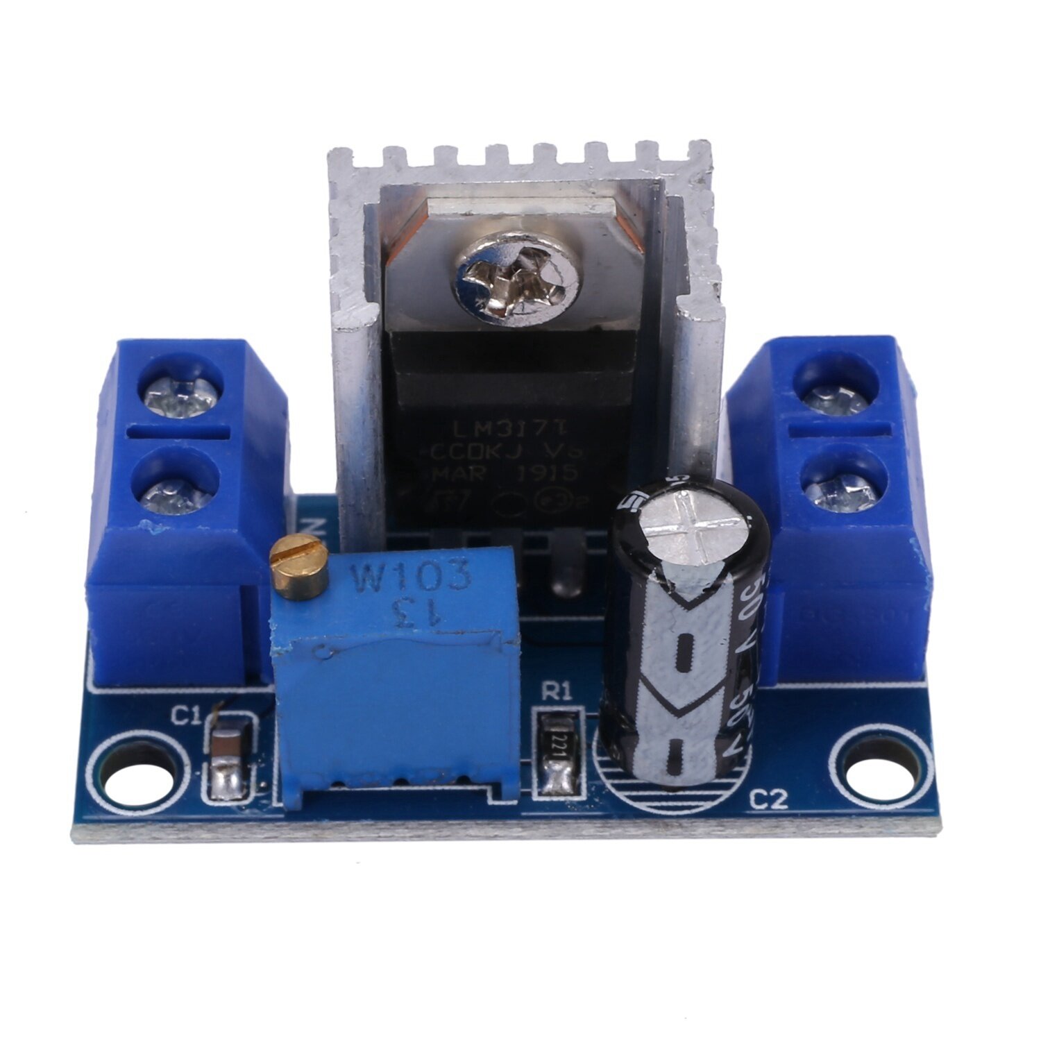 LM317 DC-DC 1.5A 1.2-37V Регулируемая плата питания DC преобразователь понижающий модуль линейный регулятор напряжения-ROMIKY