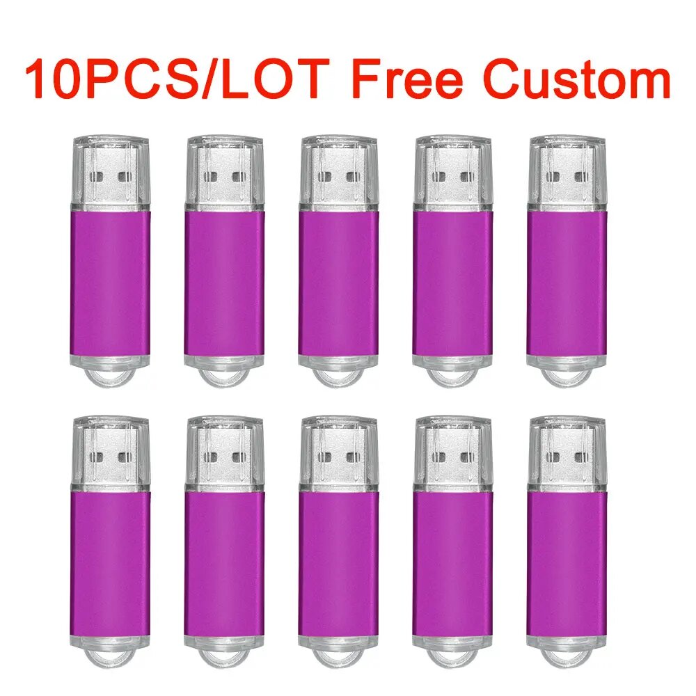 USB-флешки KFHIREW 128 млн 10pcs purple