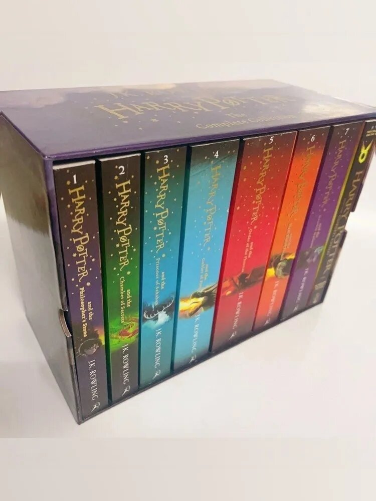 Harry Potter Box Set, The Complete Collection Гарри Поттер, английский позолоченный оригинал, Гарри Поттер1-7+1Дж. К. Роулинг, полные 8 томов | Роулинг Джоан Кэтлин