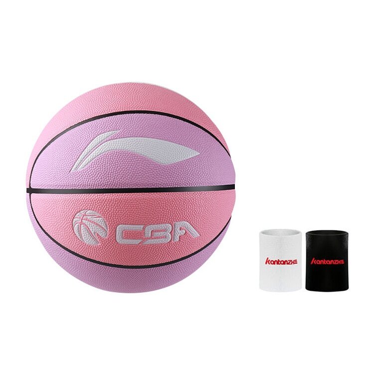 Баскетбольный мяч унисекс Li Ning Pu 1138029517, фиолетово-розовый, размер 7