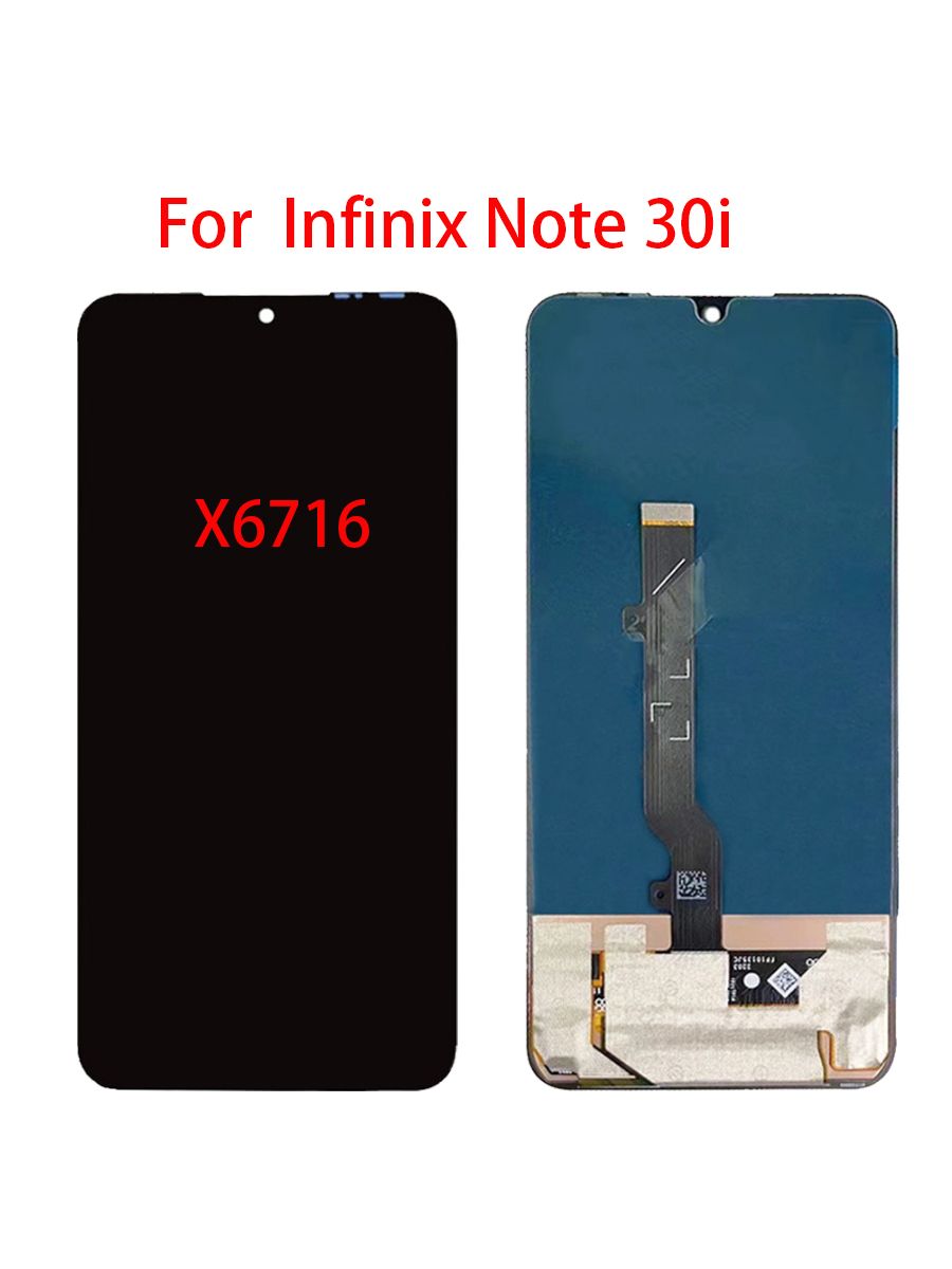 Дисплей на Infinix Note 30i X6716, TFT в сборе с тачскрином Черны