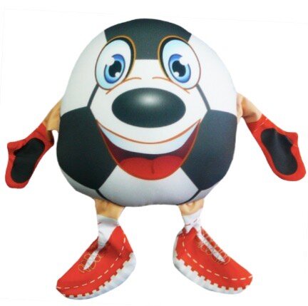 Мягкая игрушка  антистресс Мячик белый 27х40 см