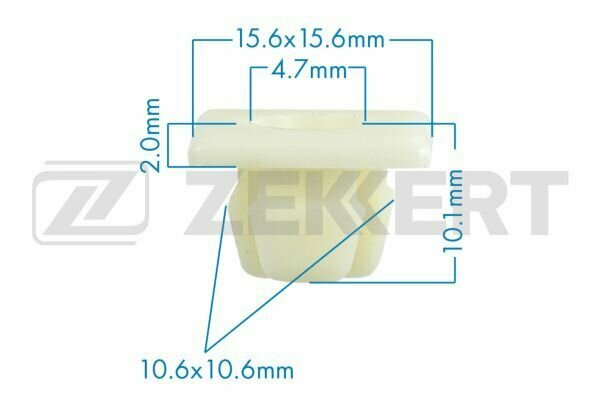 Zekkert Клипса крепёжная General Motors (миним. кол-во заказа 10 шт)