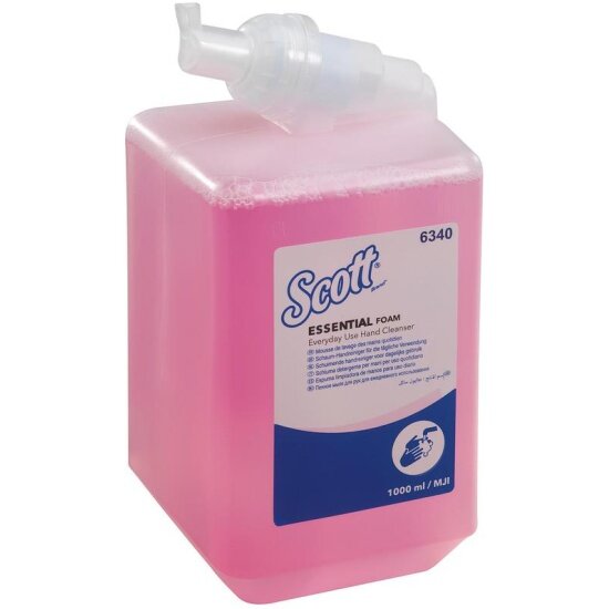 Картридж с мылом-пеной Kimberly Clark Scott Everyday Use 6340 1 л (6 штук в упаковке)
