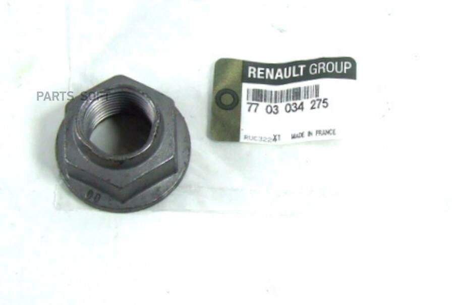 7703034275 RENAULT Гайка крепления задней ступицы Logan/Sandero /M24x1,5