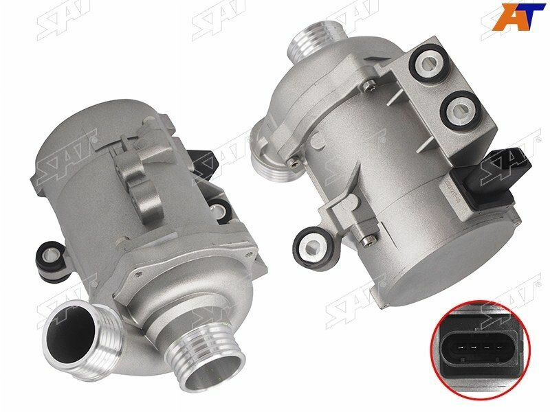 . SAT Насос водяного охлаждения (помпа) электрический для BMW 3 E90/5 E60/F10/X5 E70 N52B25/N52B30