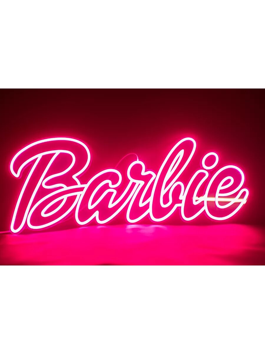 Неоновая вывеска светильник Barbie