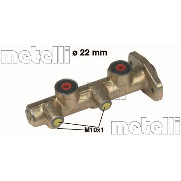 Цилиндр тормозной главный для автомобиля Ford, METELLI 05-0170 (1 шт.)