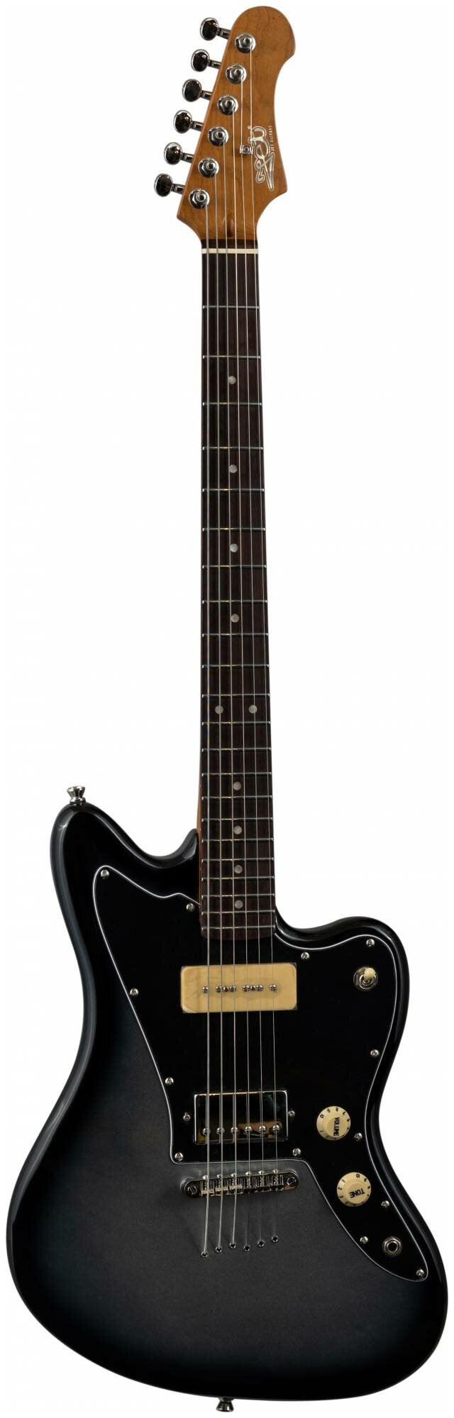 JET JJ-350 Baritone Moonburst Электрогитара баритон серия Q3