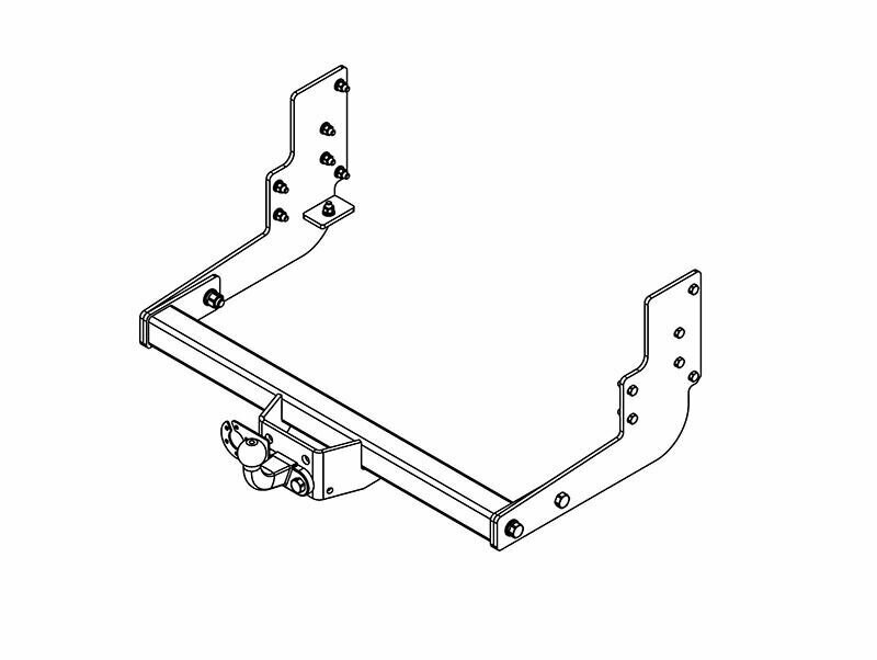 Фаркоп Avtos на ГАЗ 330232 NEXT(паспорт и сертификат в комплекте)(без электрики)GAZ-10 (90x20x16)