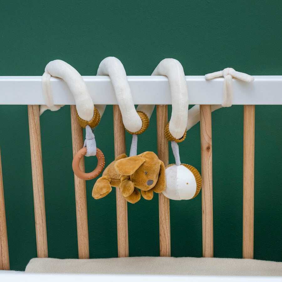 Игрушка мягкая Nattou Toy spiral CHARLIE Собачка 388207