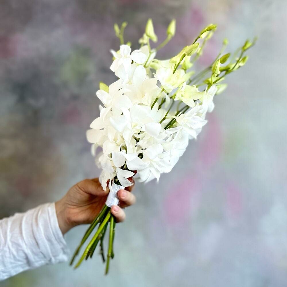 Букет невесты из орхидеи Дендробиум