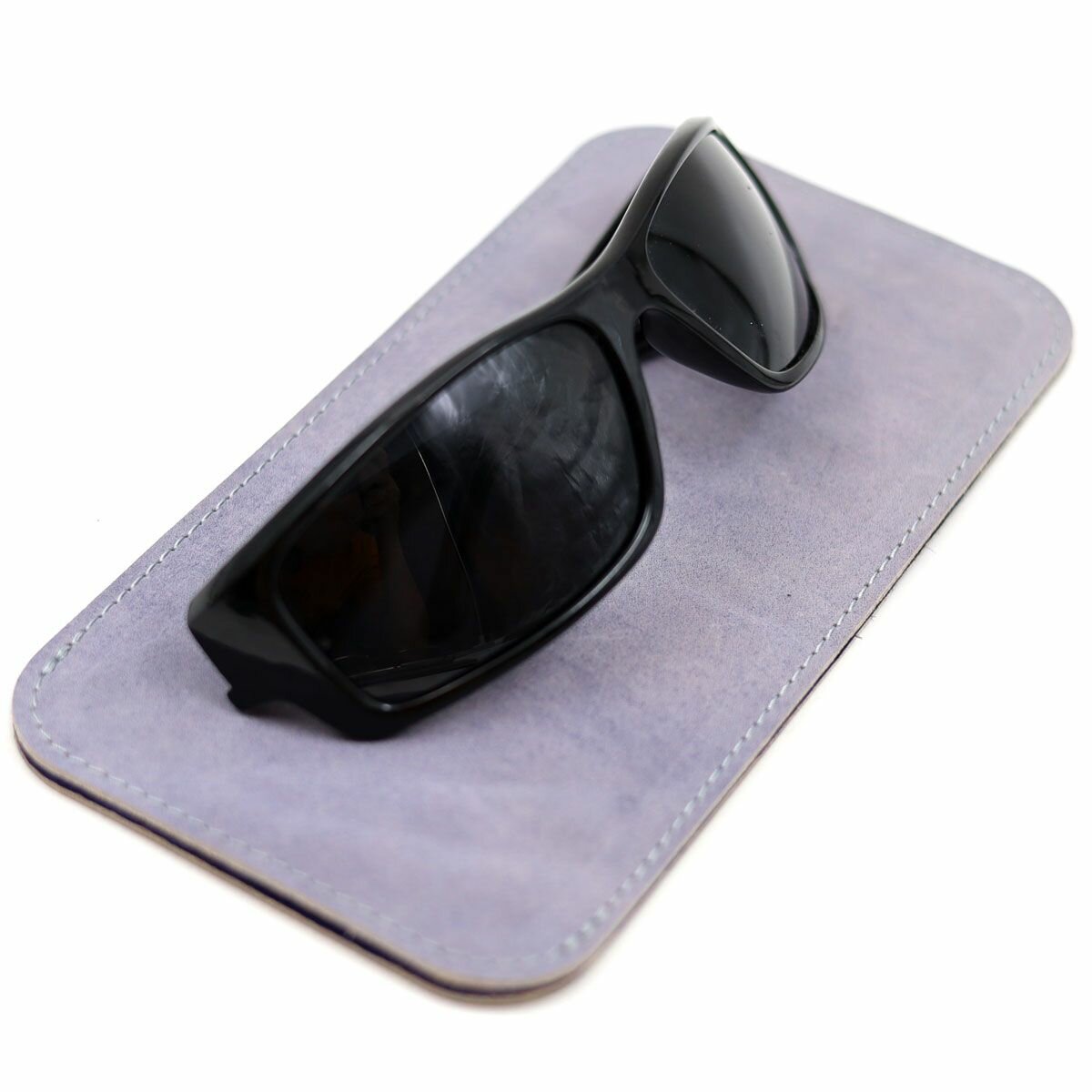 Маленький кожаный мягкий футляр для очков - размер 195 х 95 мм. Soho M Cloud, J. Audmorr, натуральная кожа, мужской, женский