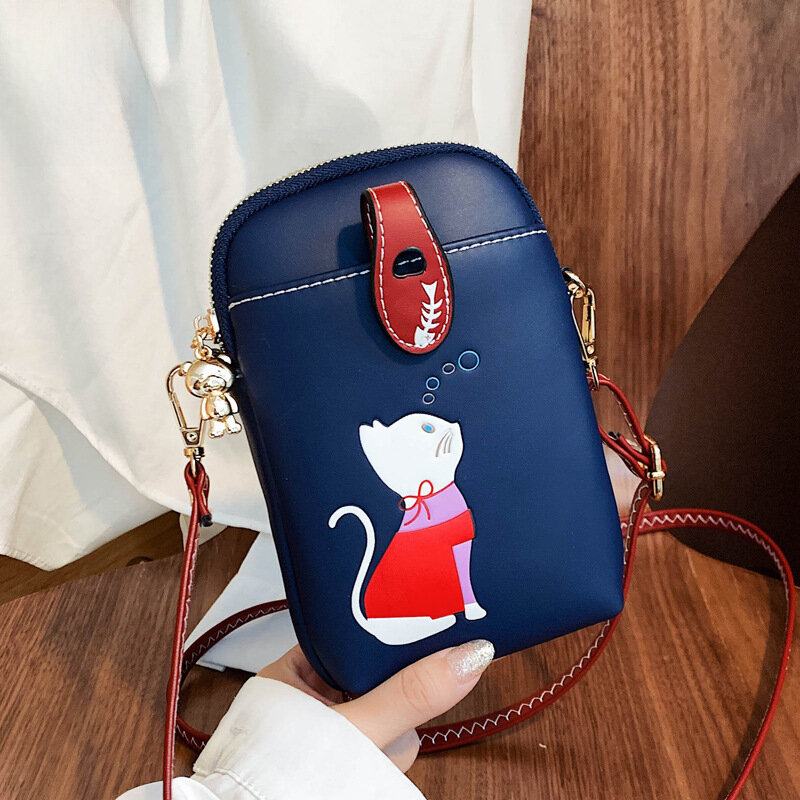 Сумка North Bag "Северная фабрика", искусственная кожа, темно-синяя, женская