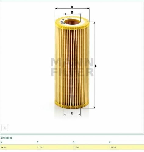 Комплект гидрофильтров автоматическая коробка передач Mann-Filter HU721xKIT