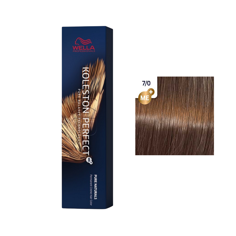 Wella Koleston Perfect ME+ 7/0 - Стойкая краска блонд натуральный 60 мл