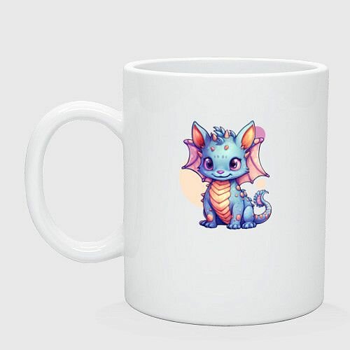 Cute dragon cat Керамическая кружка