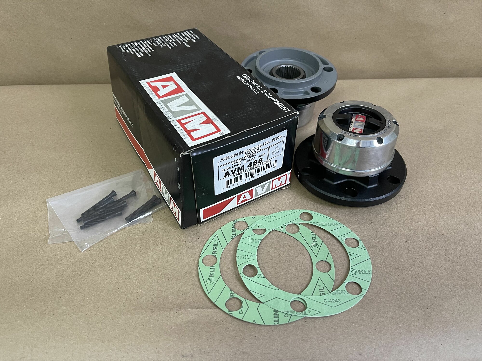 Хабы на Газель AVM488, Муфты колесные на Газель 4x4, AVM-488. Бразилия, оригинал