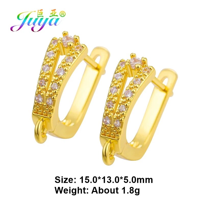 Juya Крючки для сережек, Gold8, 15.0*13.0*5.0 мм