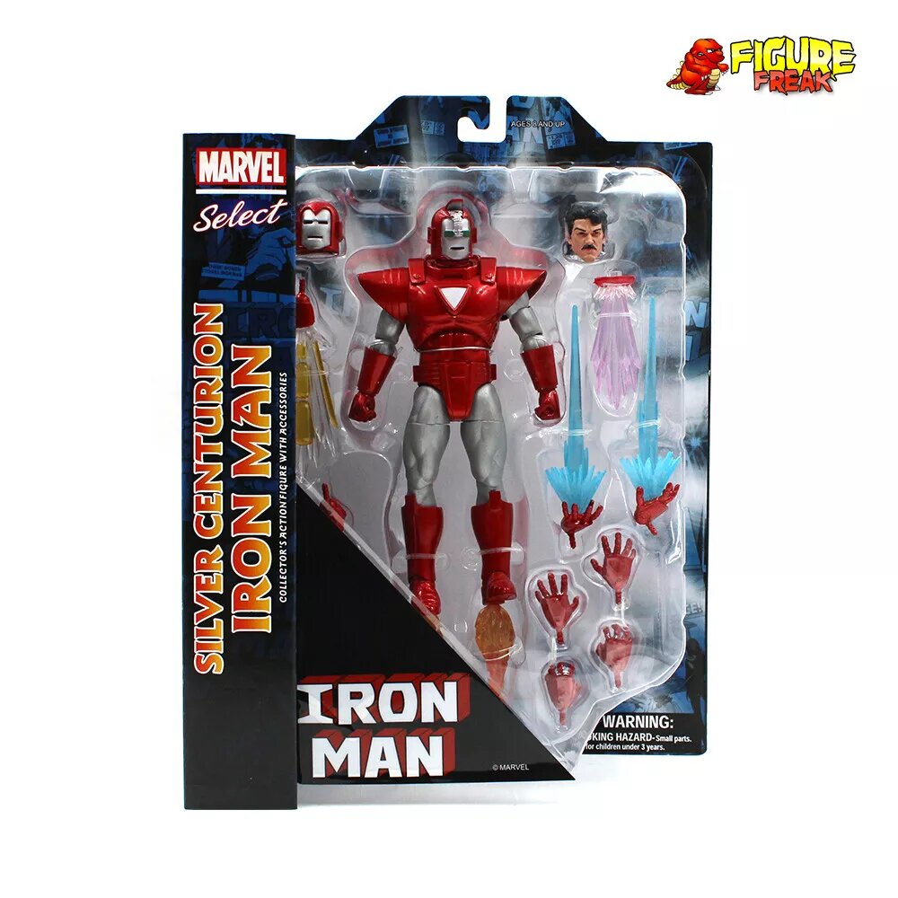 Фигурка MARVEL Comics IRON MAN SILVER CENTURION Action Figure Diamond Select Toys