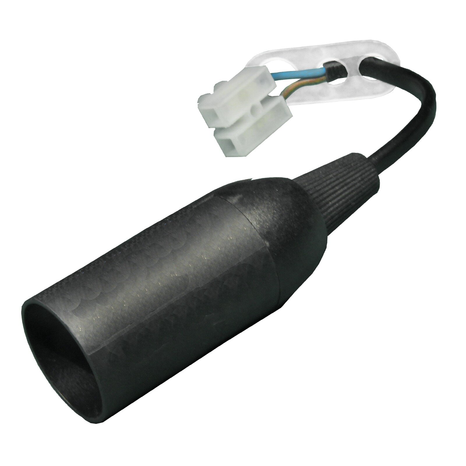 Патрон Е14, на подвесе, с клеммой, 10 штук в упаковке, цвет черный