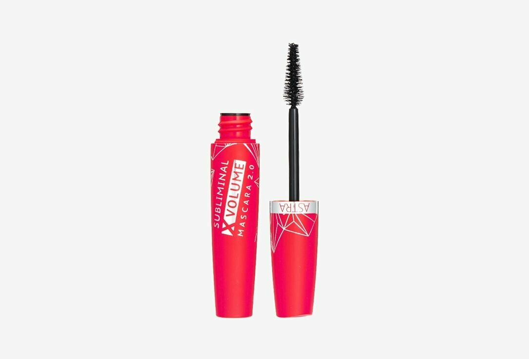 Тушь для ресниц ASTRA subliminal x-volume mascara 11 г 01 черный