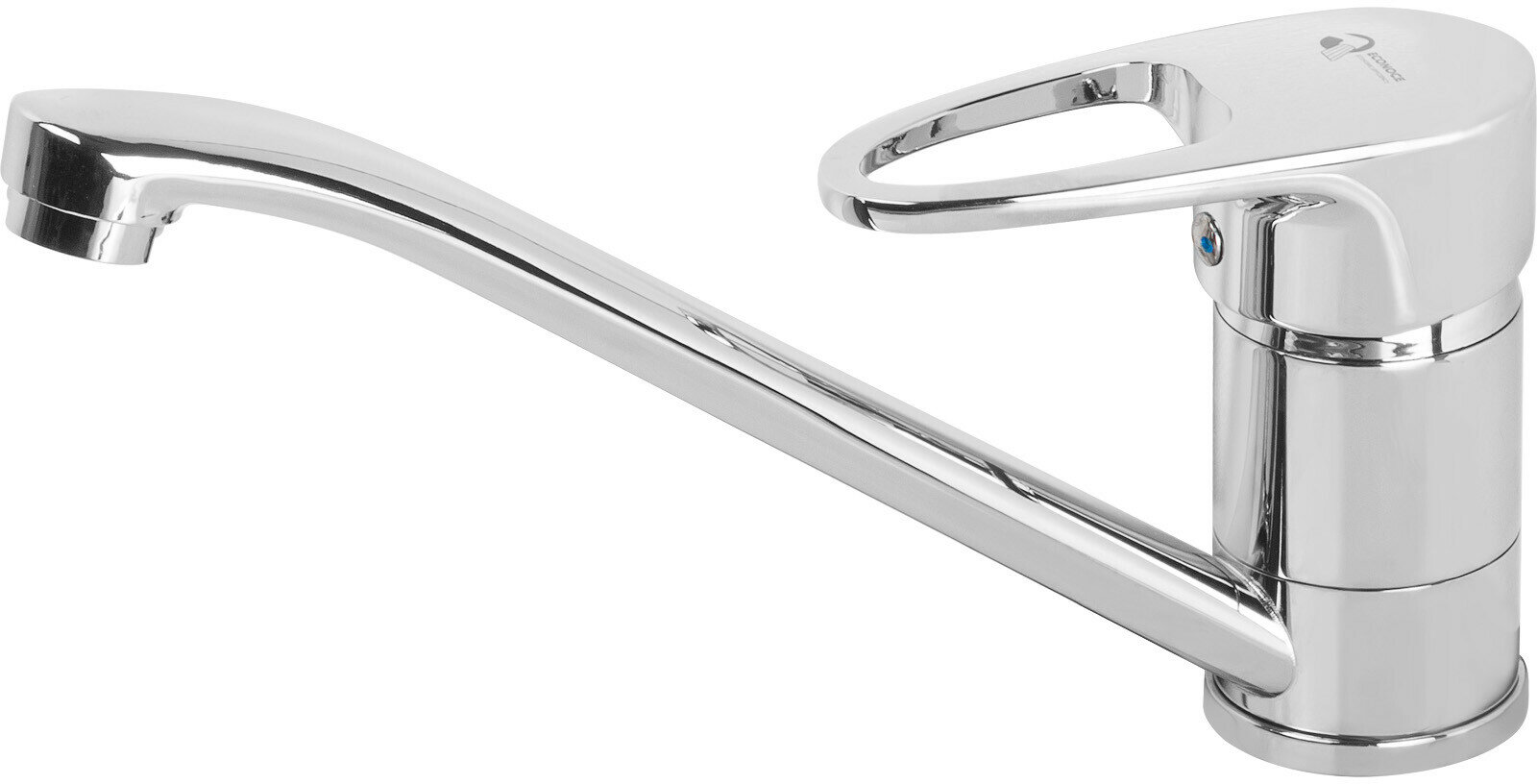 Смеситель для кухни ECONOCE D40-A с поворотным L-изливом серия 350 (EC0352)