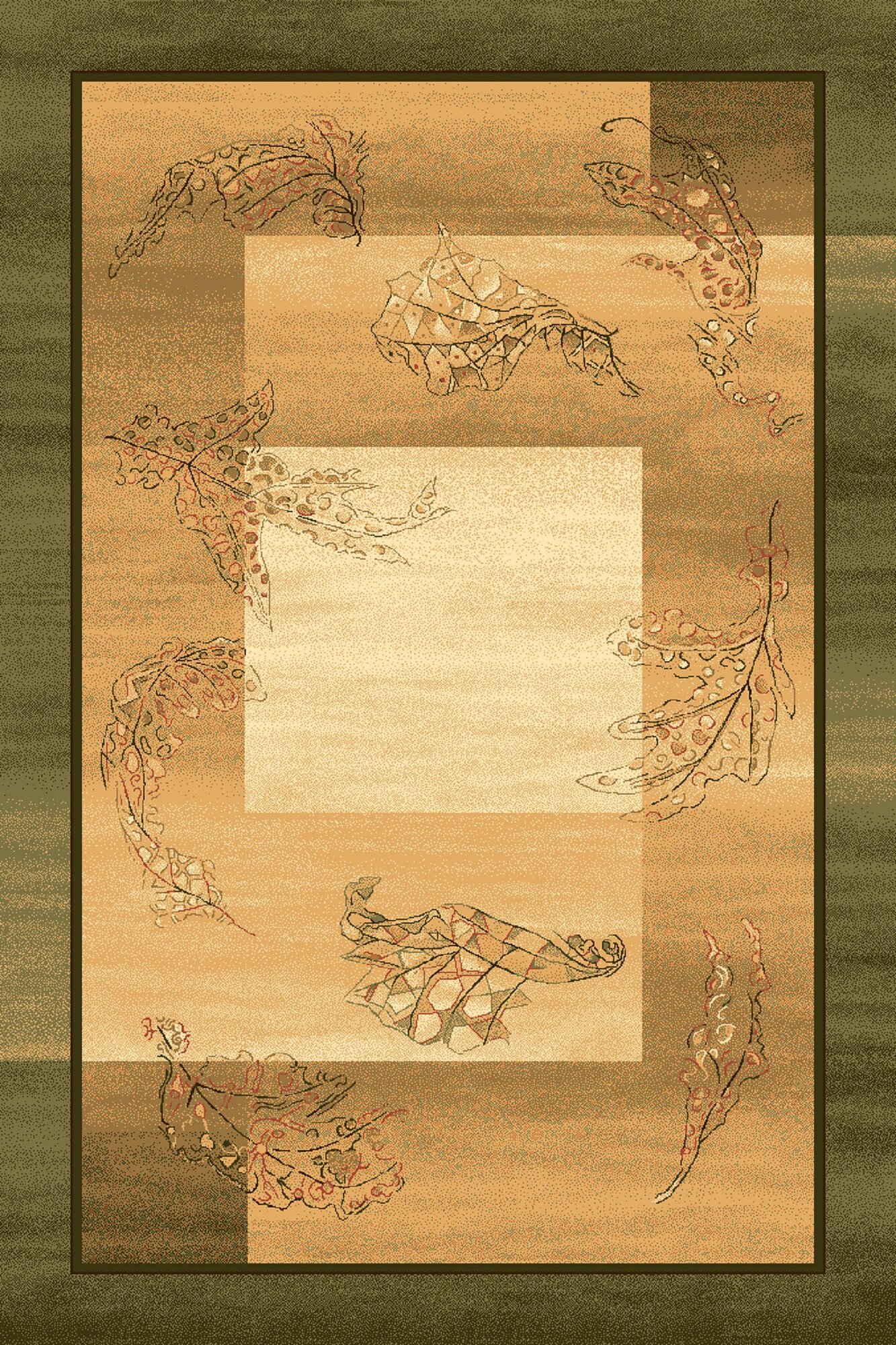 Agnella Ковер Isfahan Adara olive 0.8x1.2м