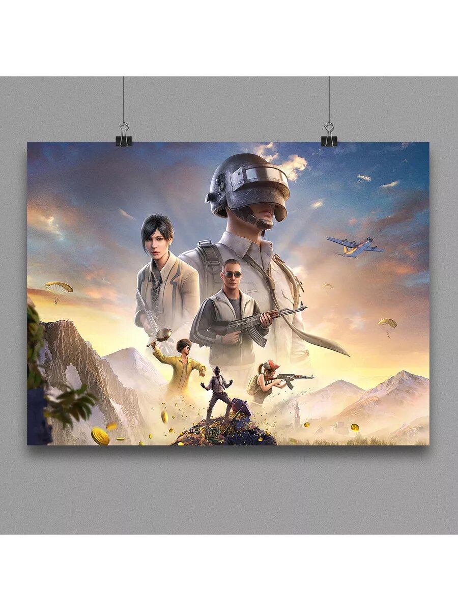 Постер "Heroes - PUBG: BATTLEGROUNDS ", А3