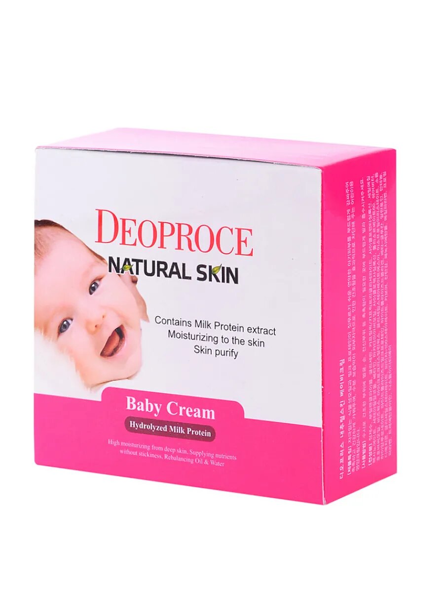 Крем Deoproce Natural Skin Baby Cream, для лица и тела, питательный, 100 г