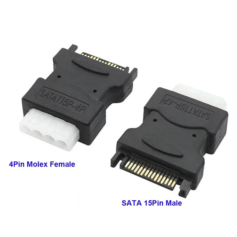 Кабель-переходник OULLX SATA на Molex IDE 4 PIN Female