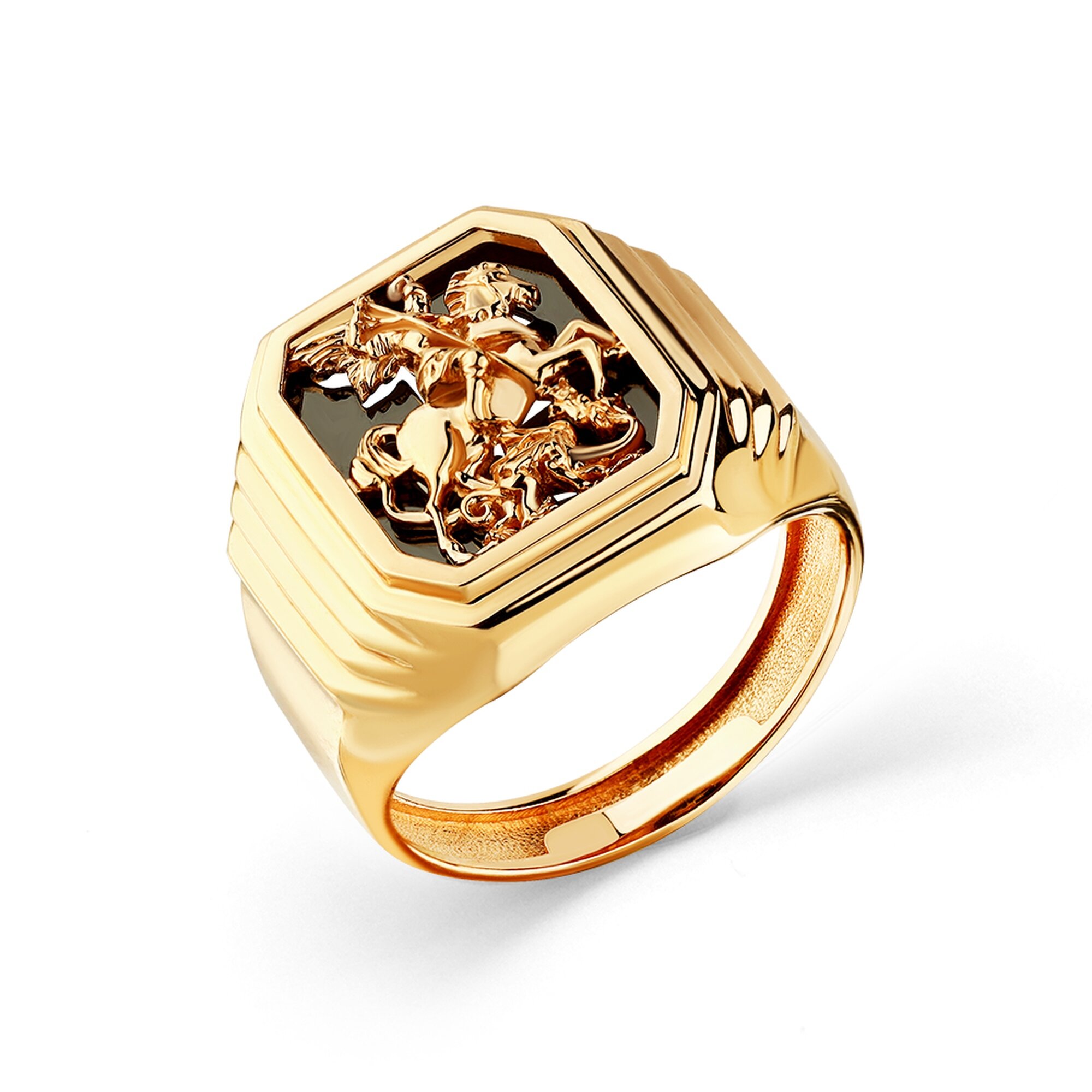 Печатка, красное золото, 585 проба