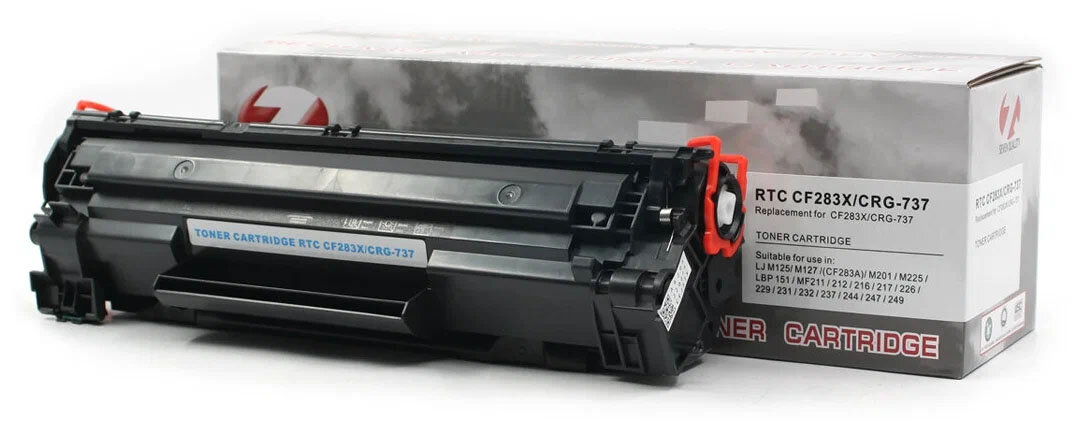 Тонер-картридж HP LJ M201/M125/Canon MF211 CF283X/CF283A/737 (2.4k) Universal 7Q