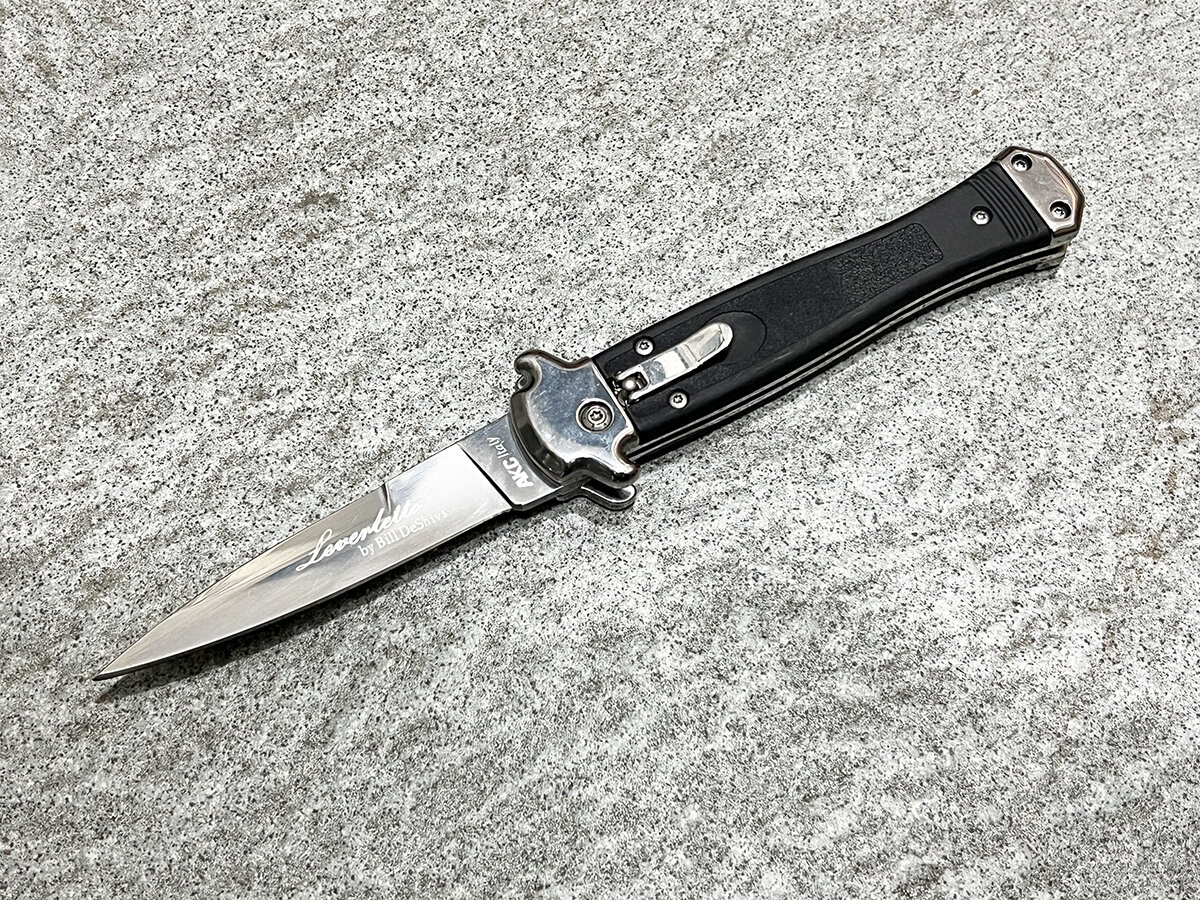 Нож складной автоматический Lever lock AGA Campolin Zero