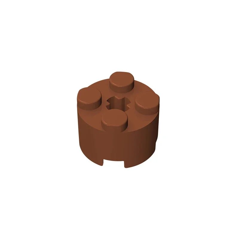 Gobricks пластиковый блок 2x2 Коричневый (083)