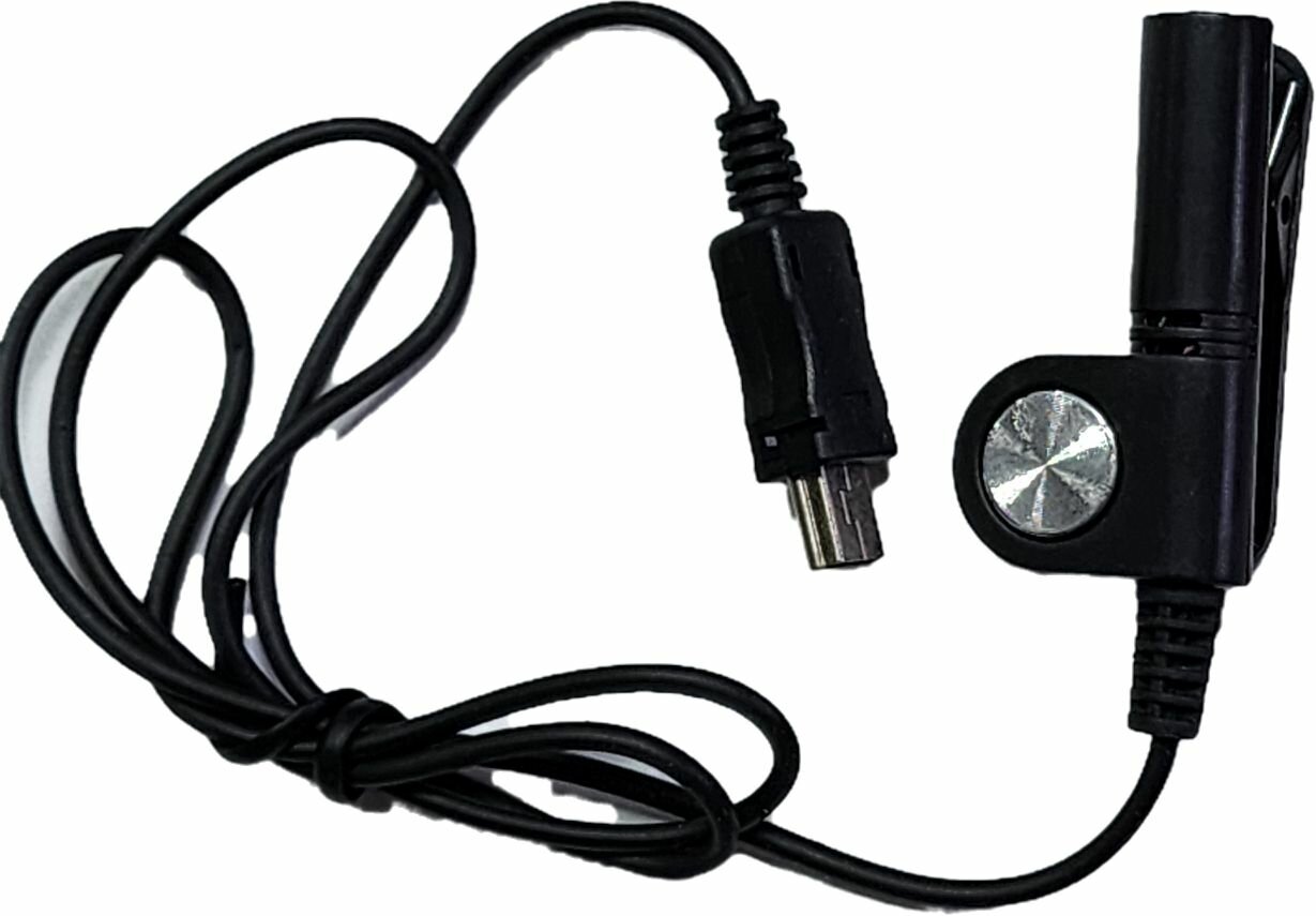 Переходник с 3,5 Jack на mini USB для Motorola V3 ( с кнопкой и микрофоном)