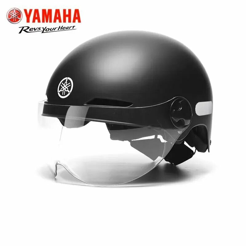KNOW EASY-Yamaha Мотошлем, цвет: черный, размер: Универсальный