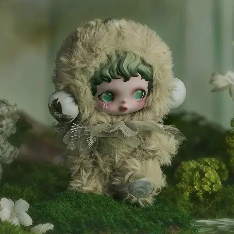 POP MART SKULLPANDA L, Плюшевая кукла Pond, Серия Impressionnisme