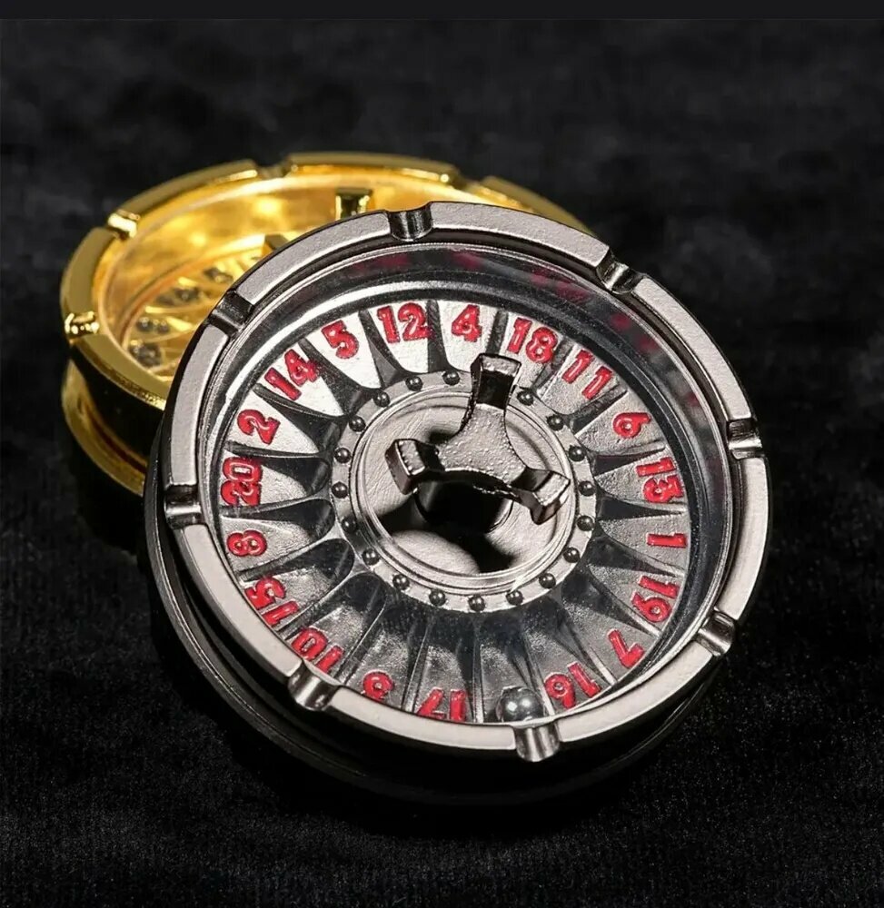 Металлический спиннер рулетка/ Антистресс игрушка/ Фиджет